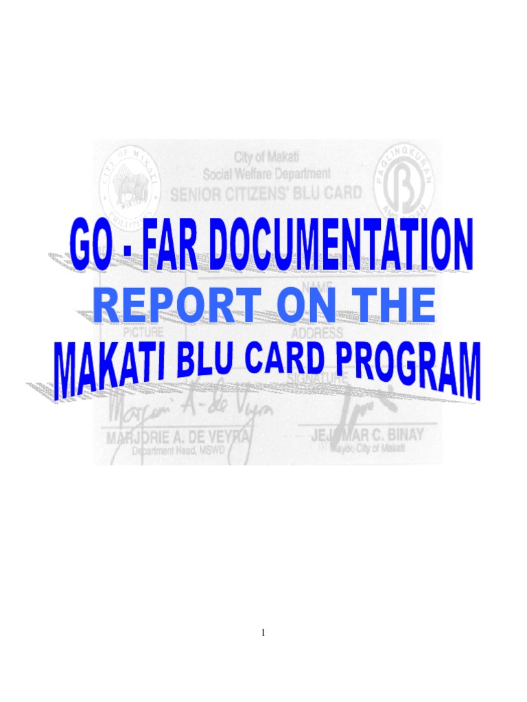 BPLNCR-GF-Makati Blu Card Program, Makati City | Download Free PDF ...