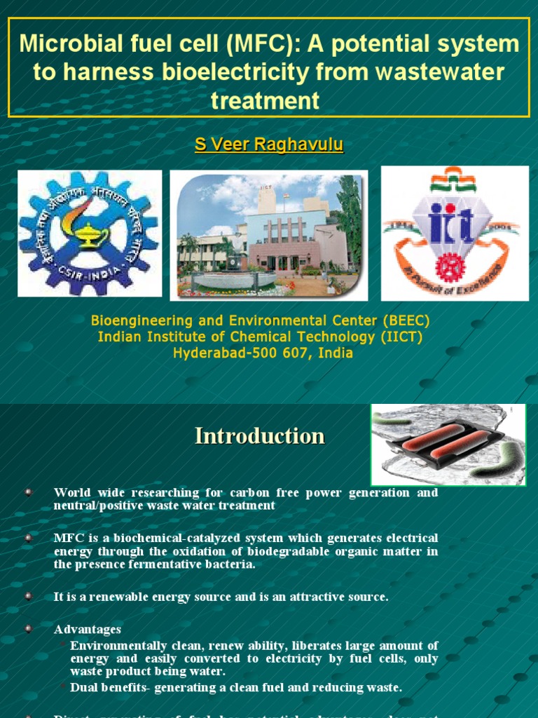 Microbial Fuel Cell Presentation | PDF | Chemistry | Biology