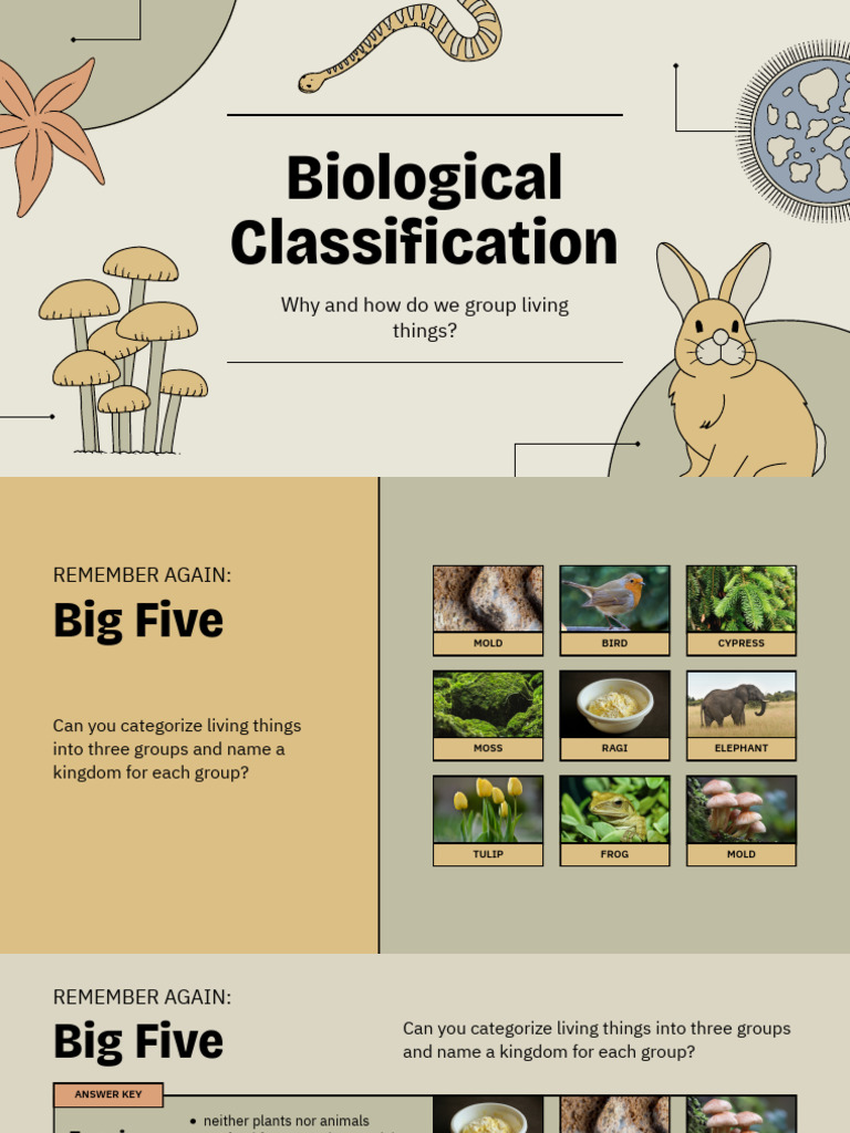 Science 23-Classifying Living Things | PDF | Life | Genus