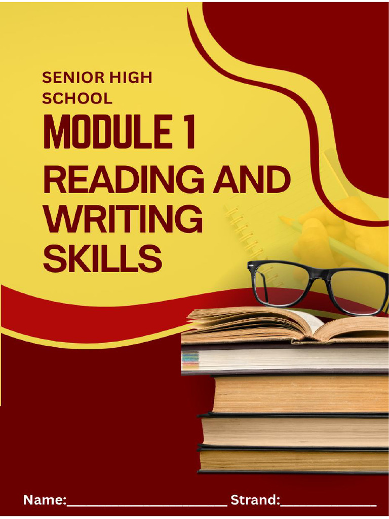 Reading and Writing Module and Worsheets | PDF | Reading Comprehension ...