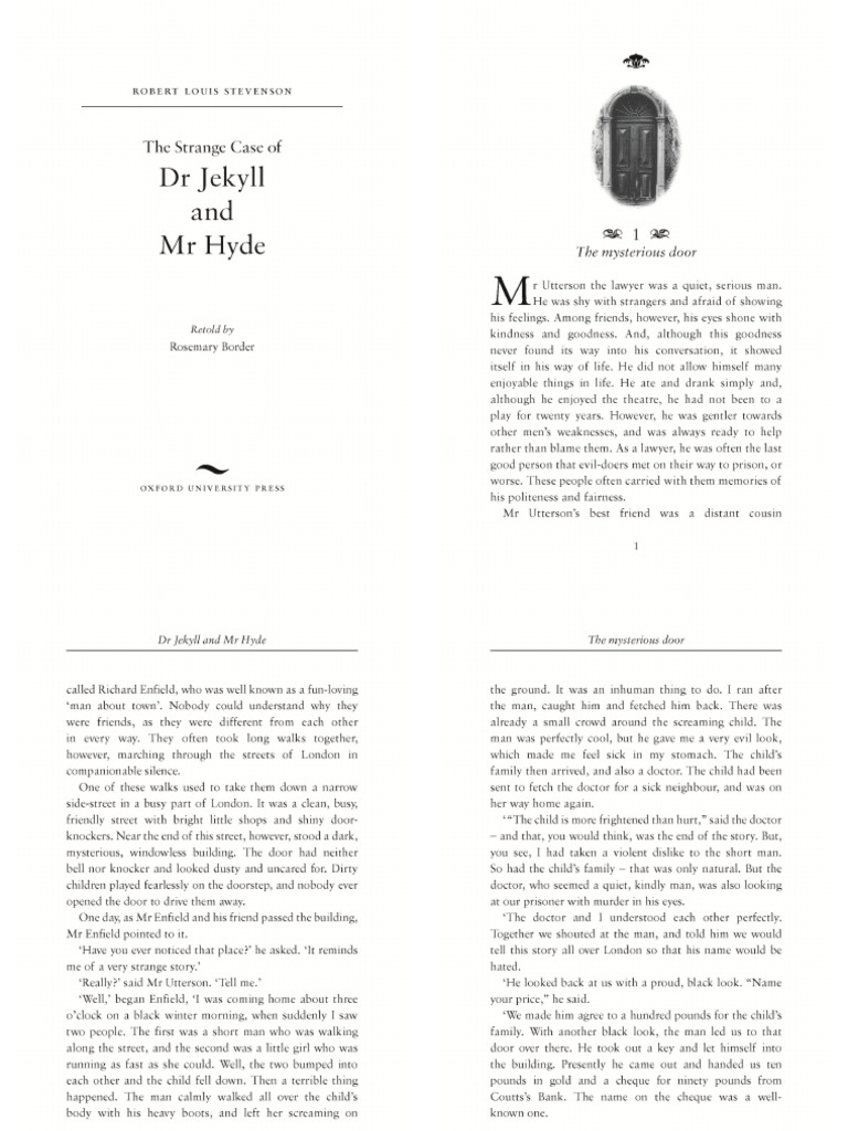 B1+ READER - Dr. Jekyll and Mr. Hyde | PDF