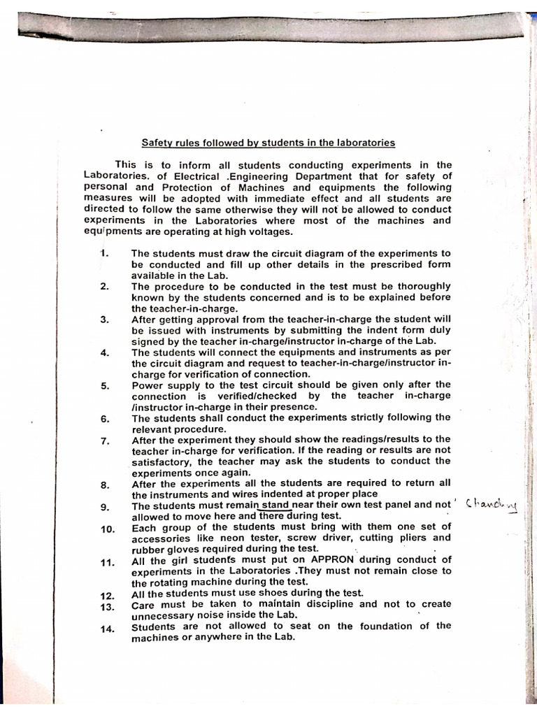 BEE Lab Manual | PDF