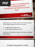 ICT Integration Lesson Plan Template | PDF