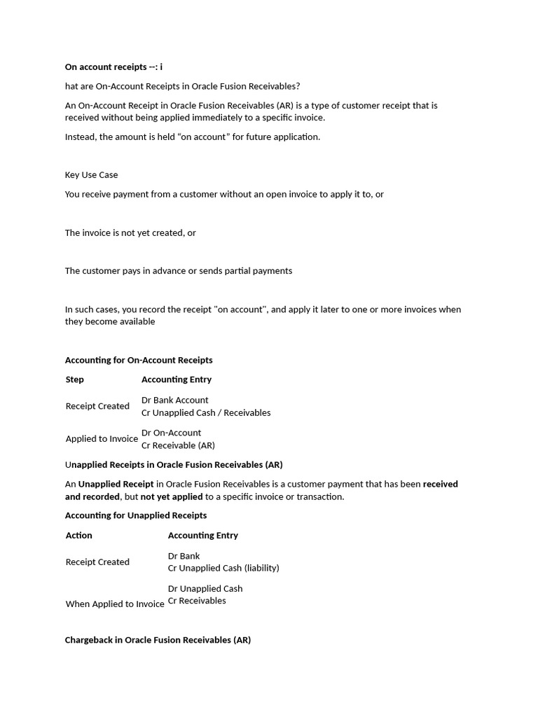 Interveiw Questions For Fusion | PDF | Income Statement | Receipt