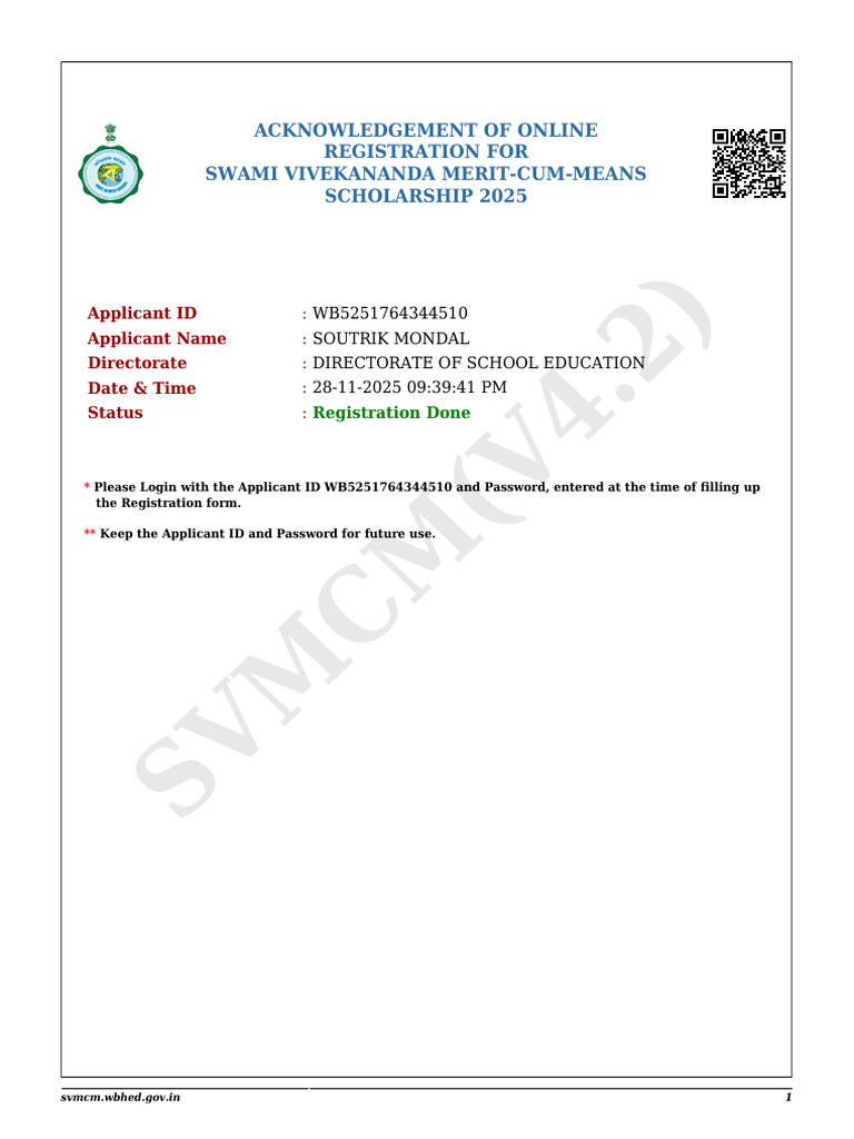 Acknowledgement Slip | PDF