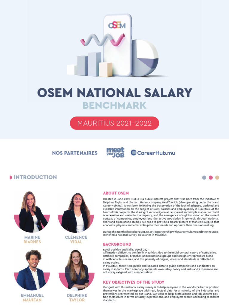 OSEM National Salary Survey | PDF | Salary | Employment