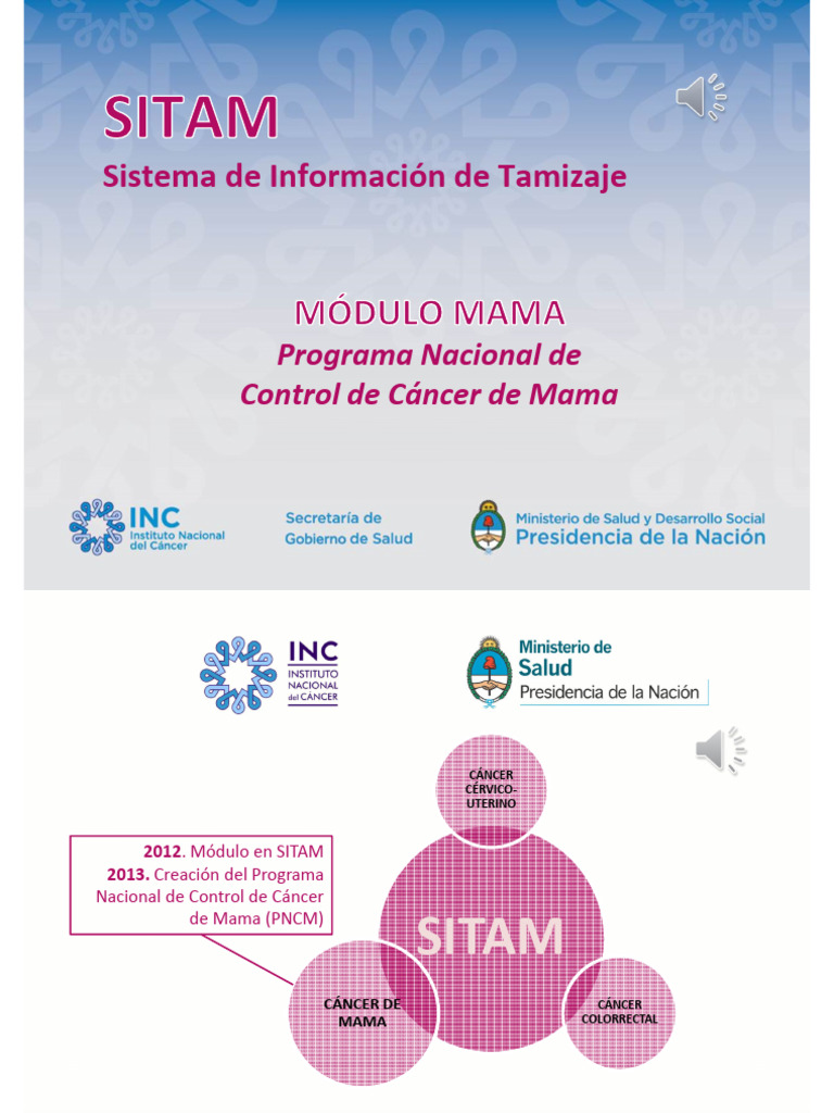 Clase 7 SITAM CA Mama 2019 | PDF | Cáncer de mama | Cáncer