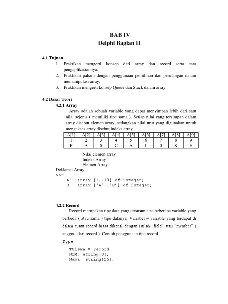 Delphi Bagian 2 | PDF