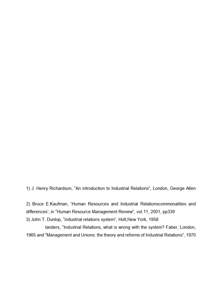 MC 404 HRM (B) Management of Industrial Relations - Extracted ...