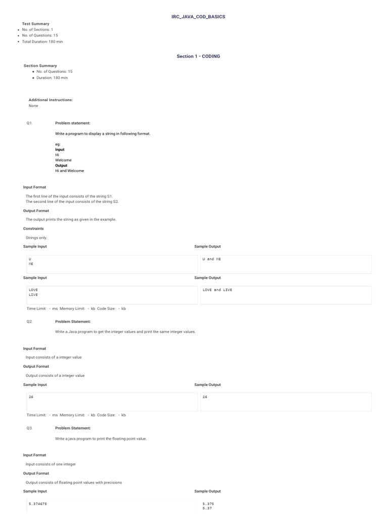 DAY-1 - Skillbuilder - Questions | PDF | String (Computer Science ...