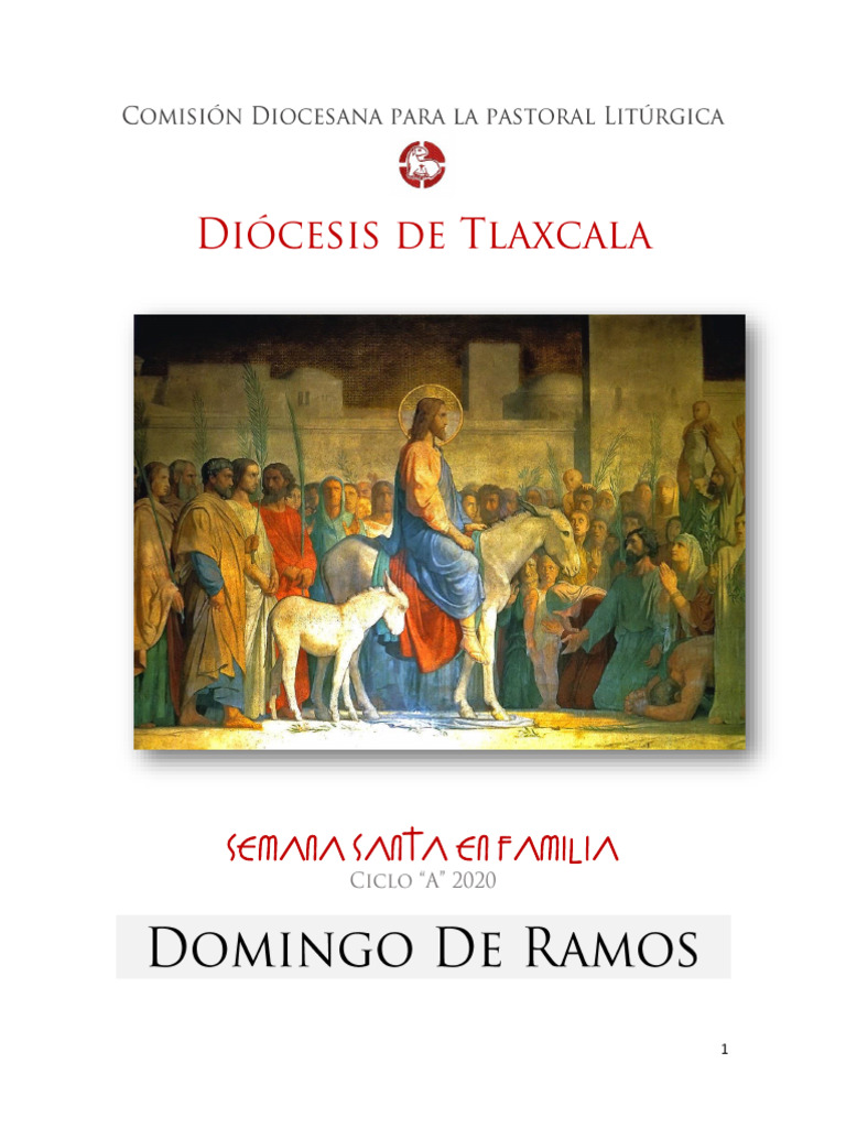 Semana Santa en Familia Domingo de Ramos, Diócesis de Tlaxcala 2020 ...