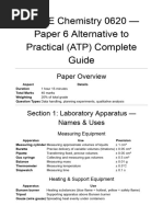 O Level Chemistry ATP Study Guide | PDF | Ion | Anode