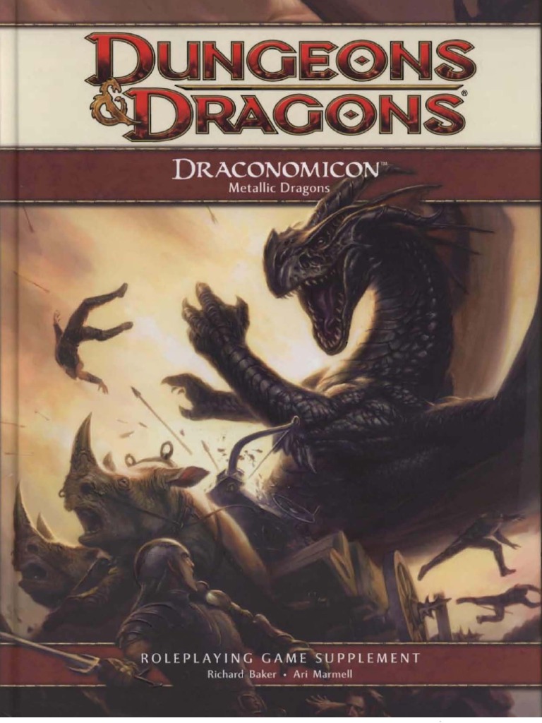 Draconomicon 2 Metallic Dragons | PDF | Wizards Of The Coast | Dungeons ...