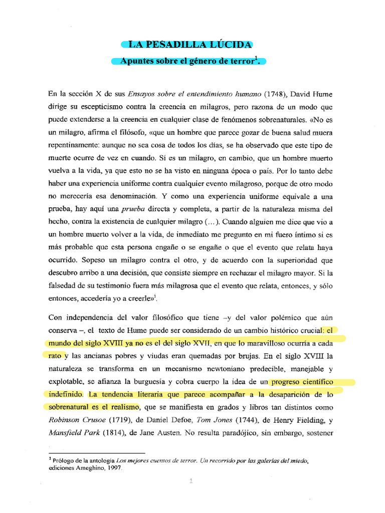 Feiling - La Pesadilla Lúcida | PDF