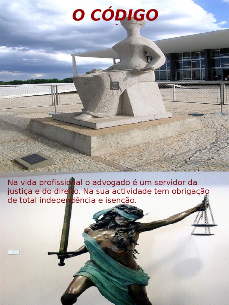 Código Deontológico do Advogado: Princípios e Obrigações | PDF