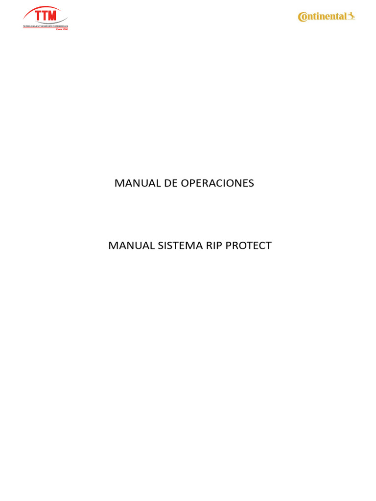 Manual - Data Sheet - Rip Protect TTM 2024 | PDF | Relé ...