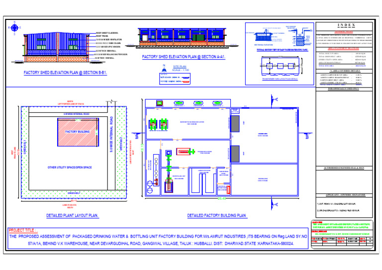Approved Plant Layout Plan | PDF | Building Technology | Civil Engineering