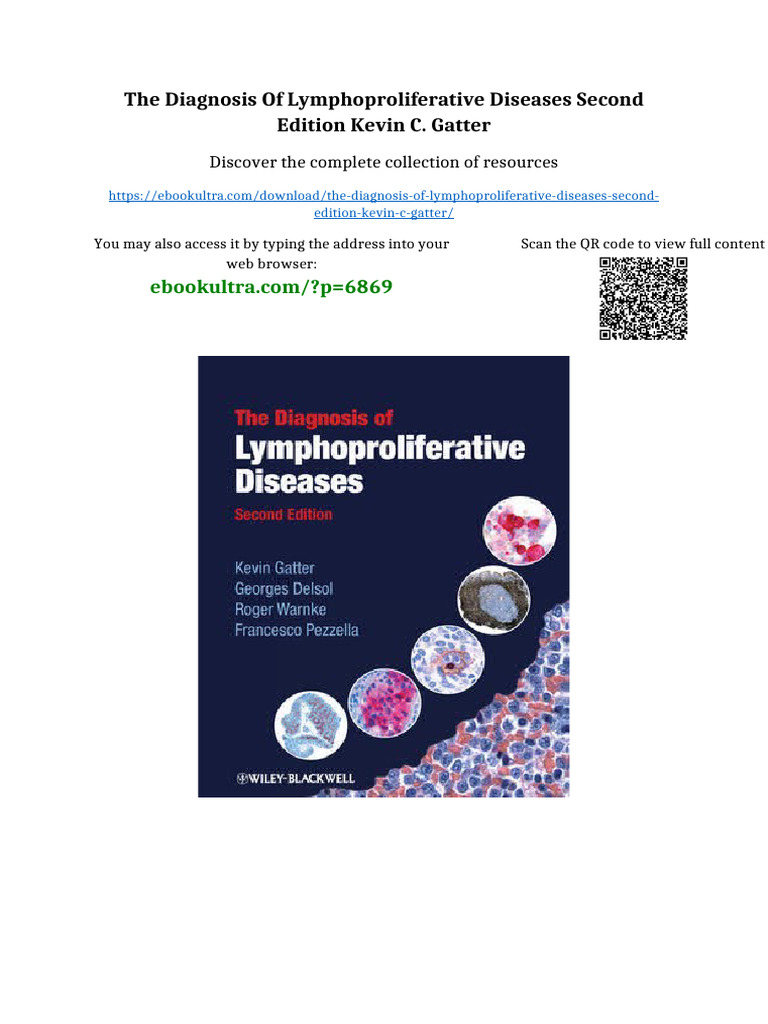 The Diagnosis of Lymphoproliferative Diseases Second Edition Kevin C ...