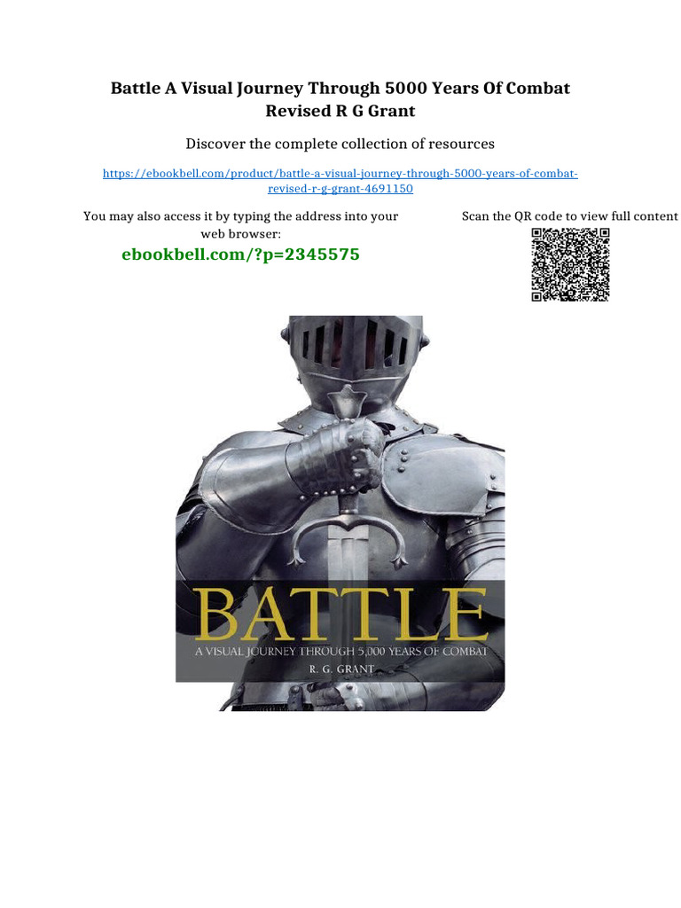 Battle A Visual Journey Through 5000 Years of Combat Revised R G Grant ...