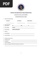 Asset Declaration 2025 | PDF