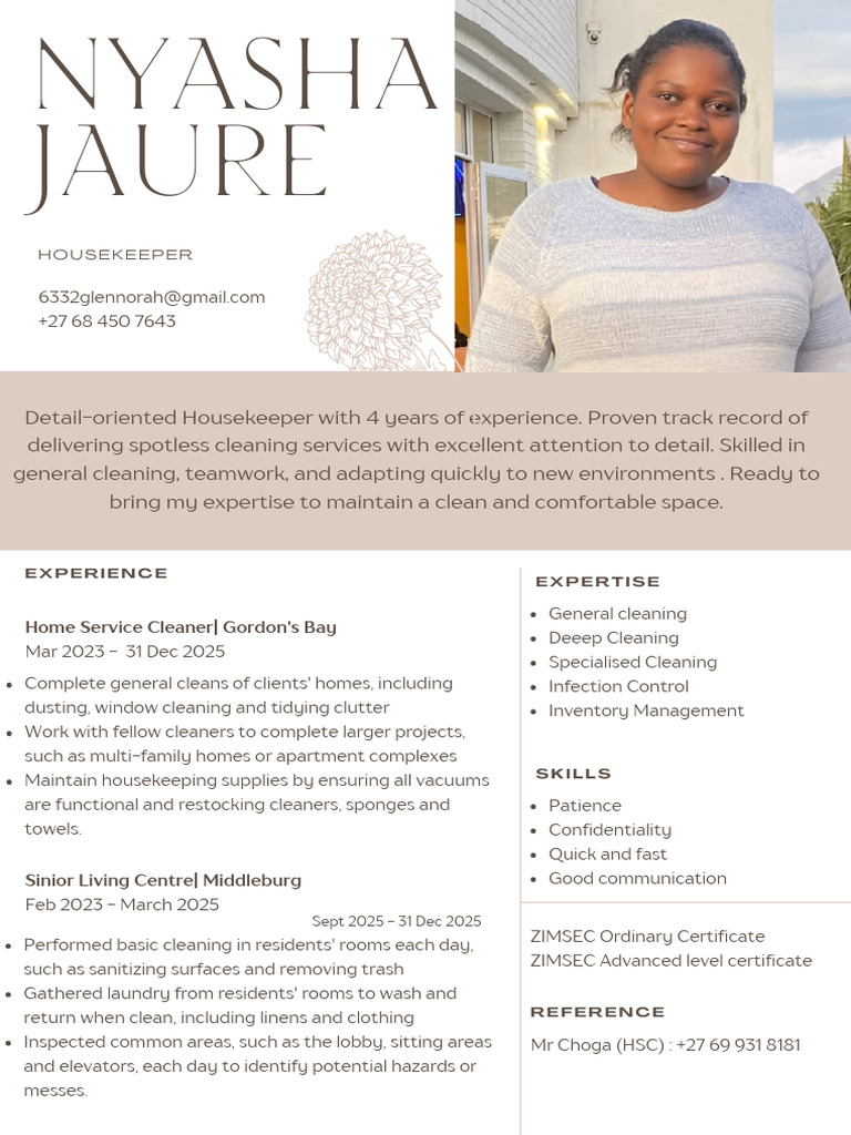 Nyasha Jaure Resume - 20260122 - 204442 - 0000 | PDF