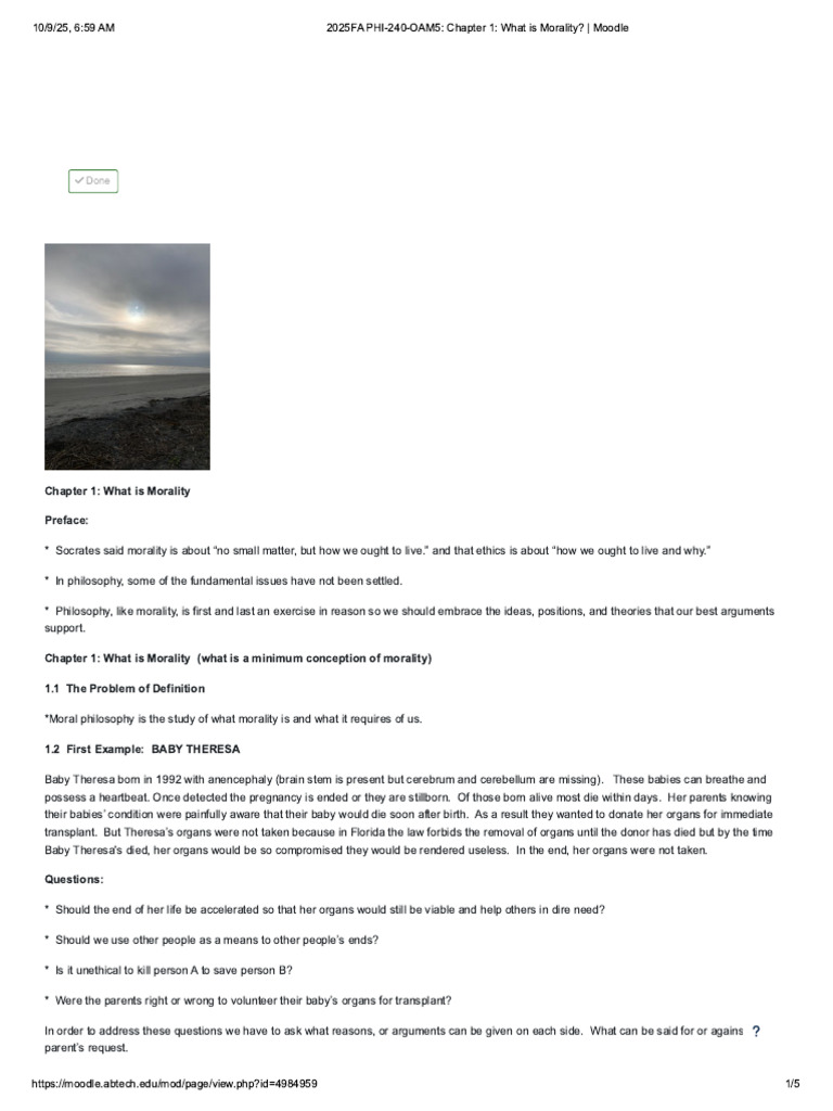 Chapter 1 Notes | PDF