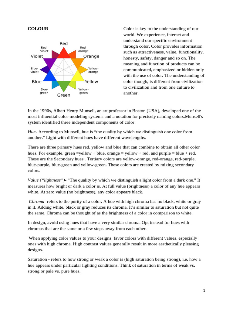 Colour Student | PDF | Color | Hue