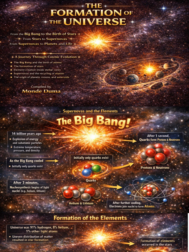The Formation of The Universe | PDF