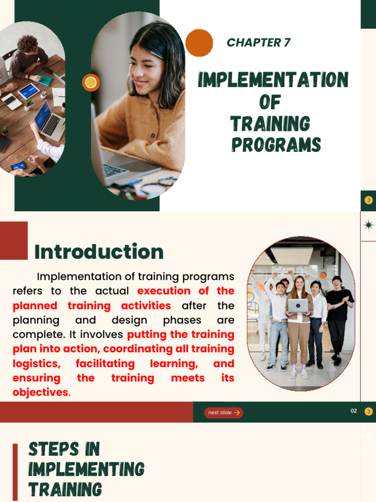 Implementation of Training Programs | PDF