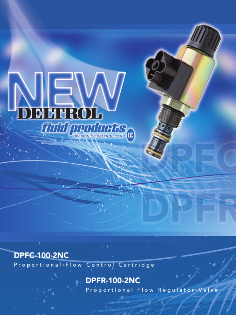 Proportional Flow Control Cartridges | PDF | Valve | Electronics