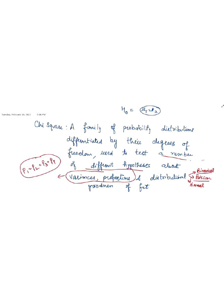 Chi Square Test | PDF