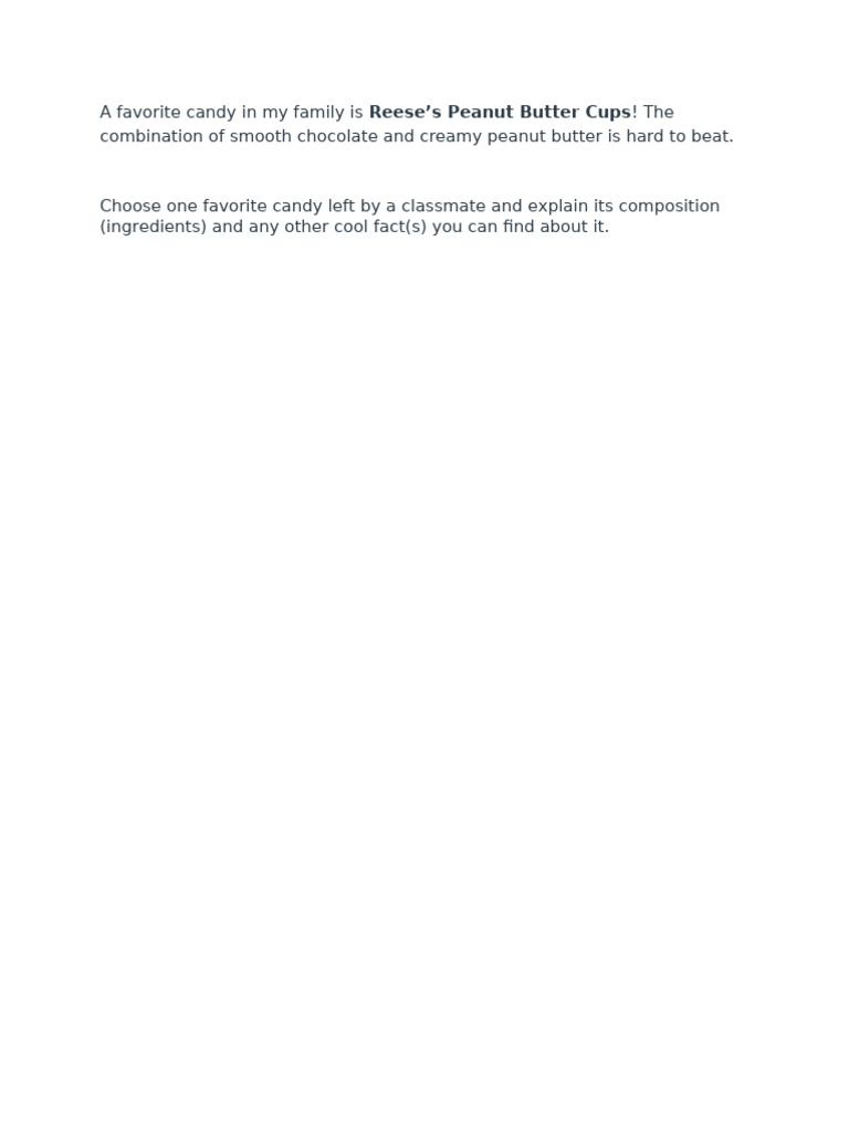 Candy Response (2) | PDF