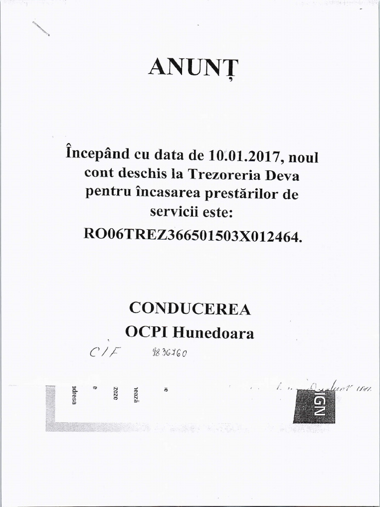Cont Trezorerie | PDF
