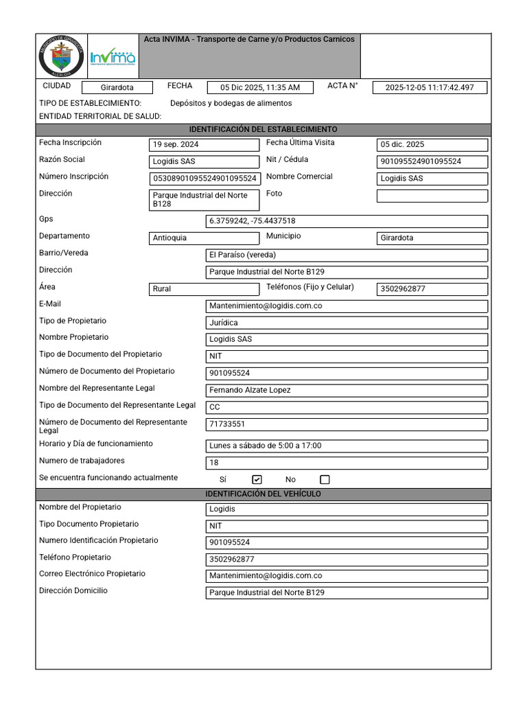 Formato Invima | PDF