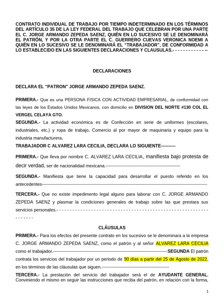 Guerrero Cuevas Veronica Noemi | PDF | Salario