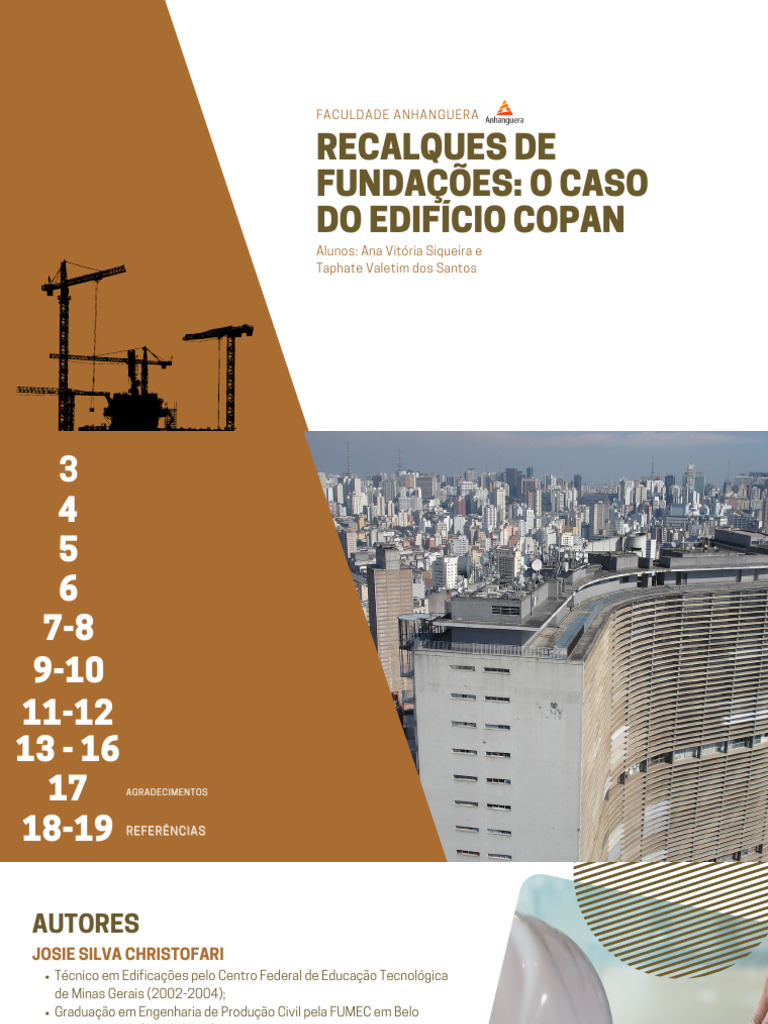 Seminário - Recalque de Fundações | PDF | Engenharia | Engenharia Civil