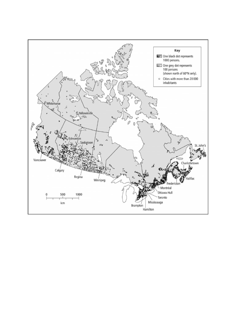 Population Patterns Maps for Canada and Australia (Use With Google Form ...