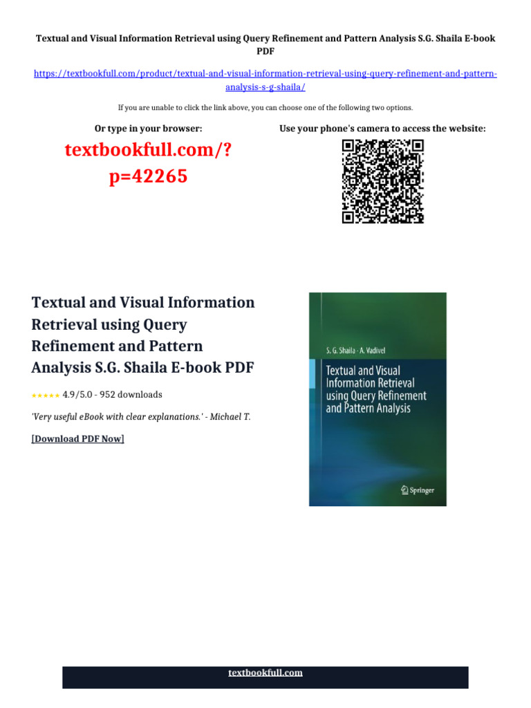Textual and Visual Information Retrieval Using Query Refinement and ...