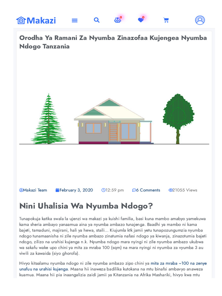 Makazi Network Designs Orodha Ya Ramani Za Nyumba Zinazofaa Kujengea ...