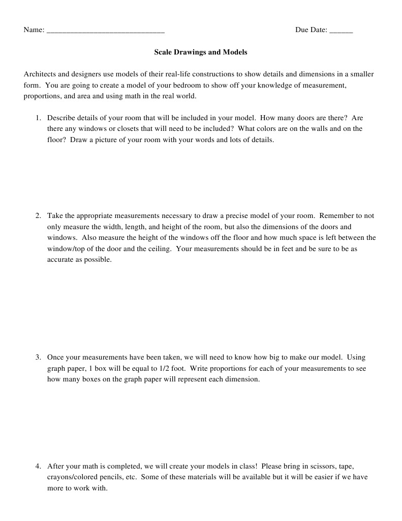 Scale Model Project | PDF | Measurement | Teaching Mathematics