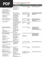 Dahej SWZ List | PDF | Life Sciences | Companies