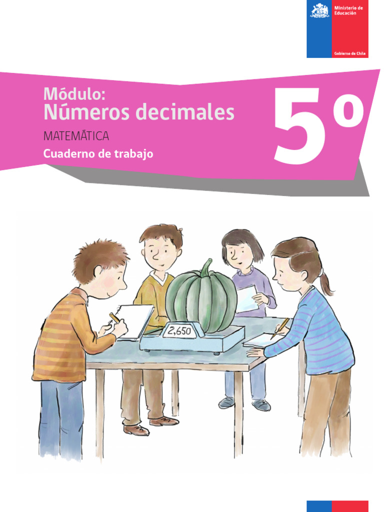 Decimales - Cuaderno de Trabajo 5to EGB Matematica | PDF | Decimal ...