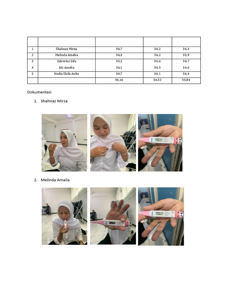 Laporan Praktek Pengukuran Suhu Kelompok 2 | PDF