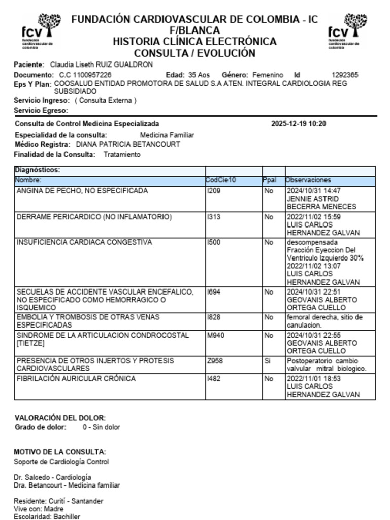 Claudia Liseth Ruiz Gualdron h | PDF | Cardiología | Fisiología