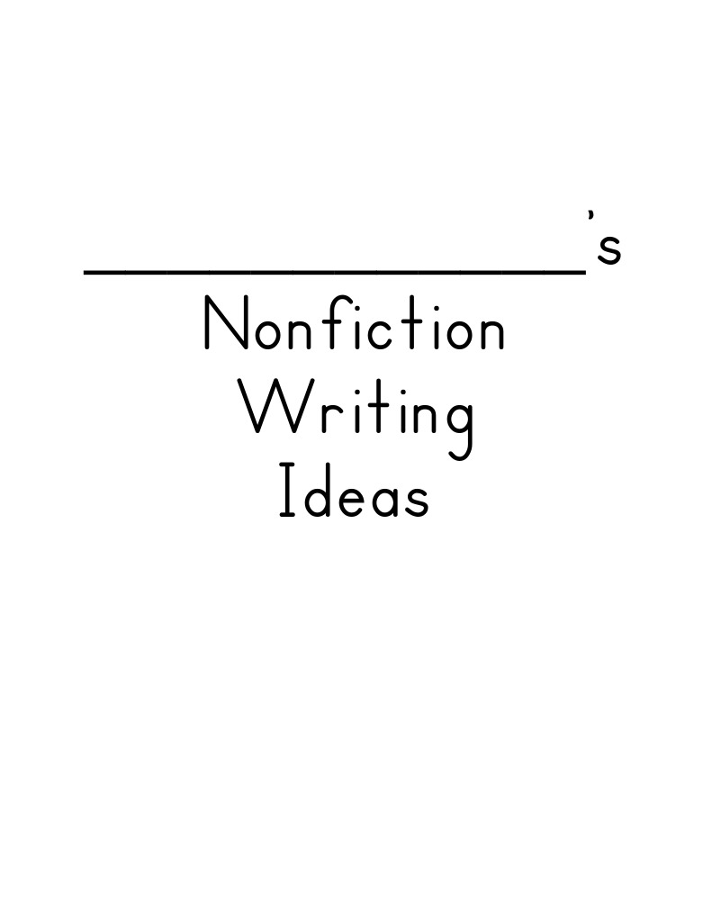 Nonfiction Writing Ideas | PDF | Art | General Fiction