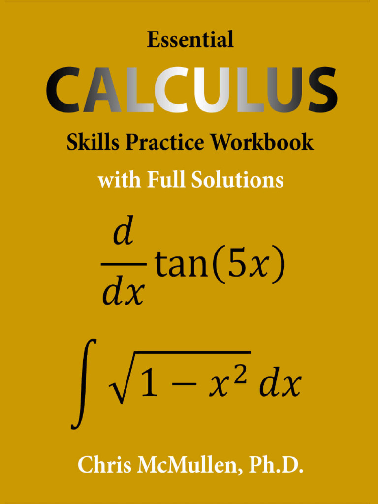 Essential Calculus Skills Practice Workbook | PDF | Trigonometric ...