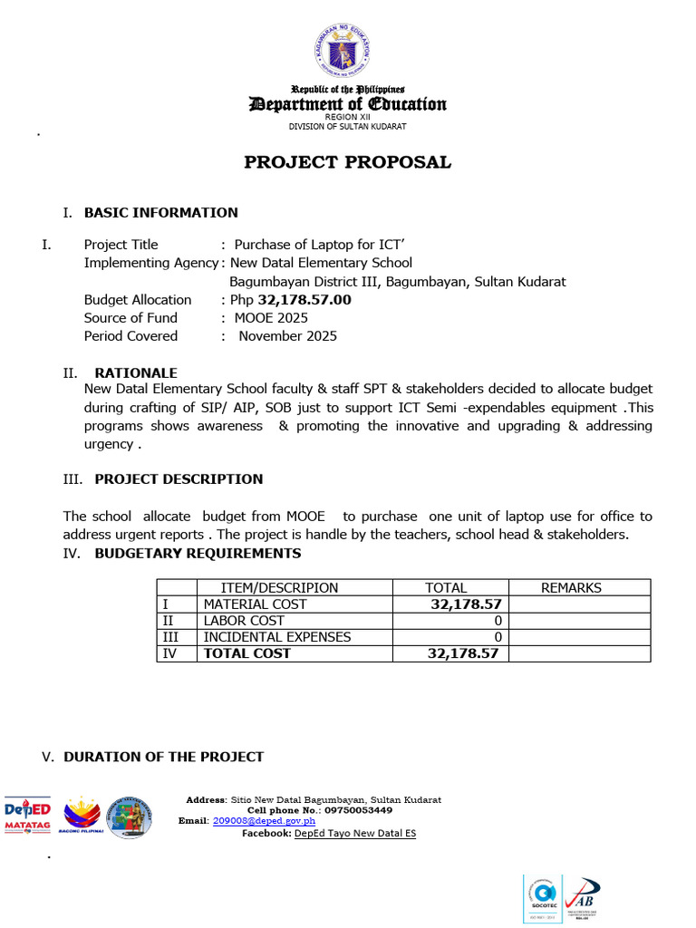 Proposal & POW PWD Senior | PDF