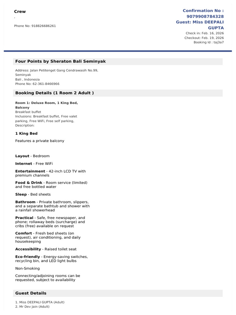 Four Points by Sheraton | PDF