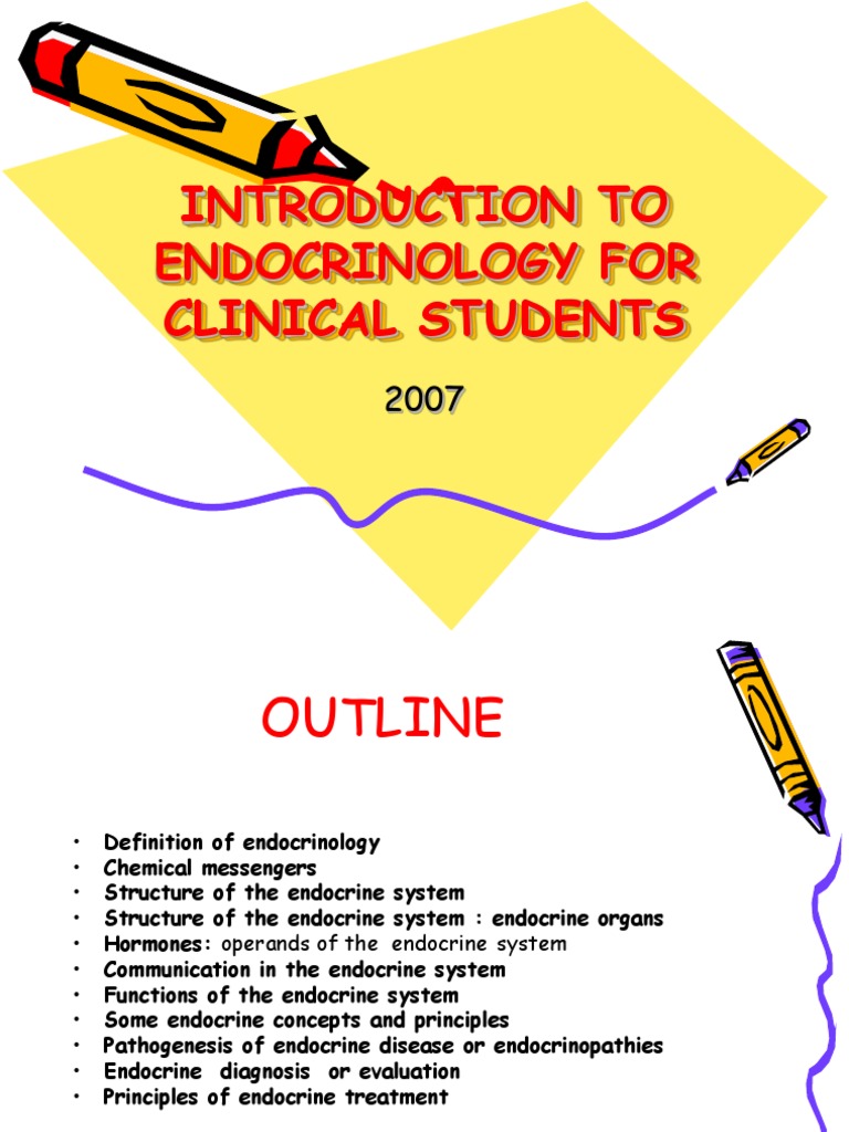 Endocrinology Overview for Students | PDF | Hormone | Endocrinology