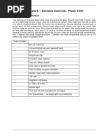 Moon Landing Team Building Exercise | PDF | Moon | Moon Landing